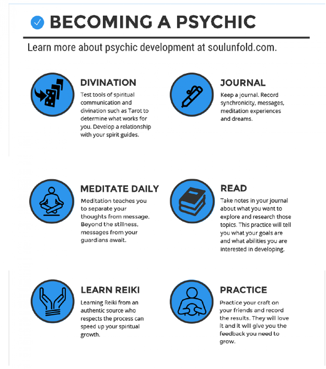 Six Steps to Psychic Development